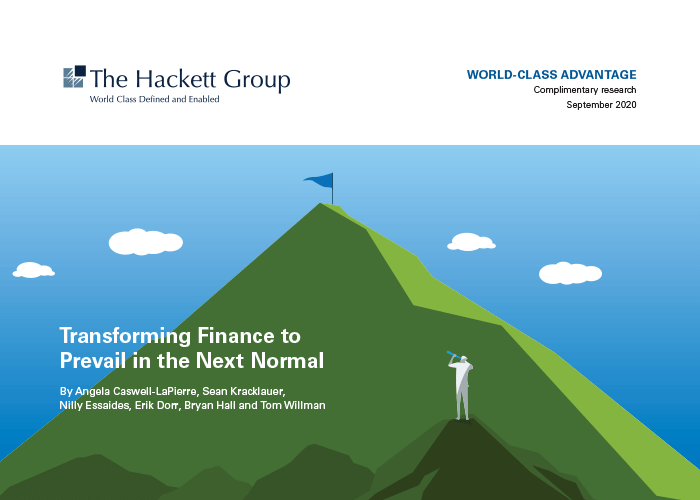 World-Class Finance Research Press Release - The Hackett Group