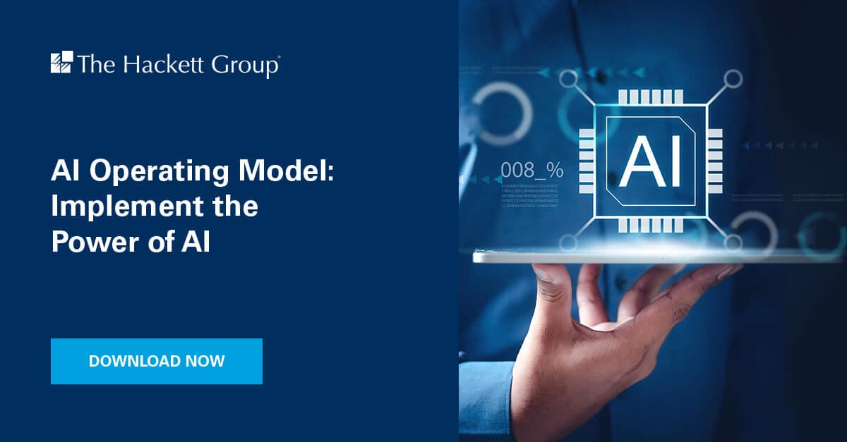 AI Operating Model: Implement the Power of AI - The Hackett Group®