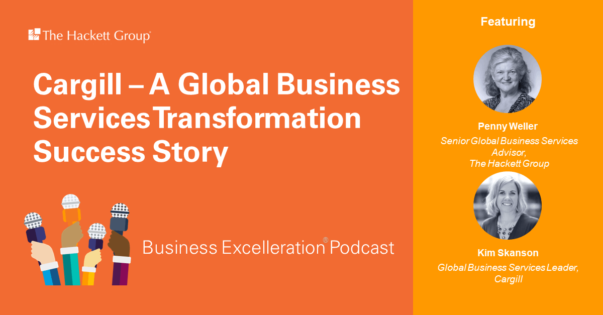 Cargill – A Global Business Services Transformation Success Story - The ...