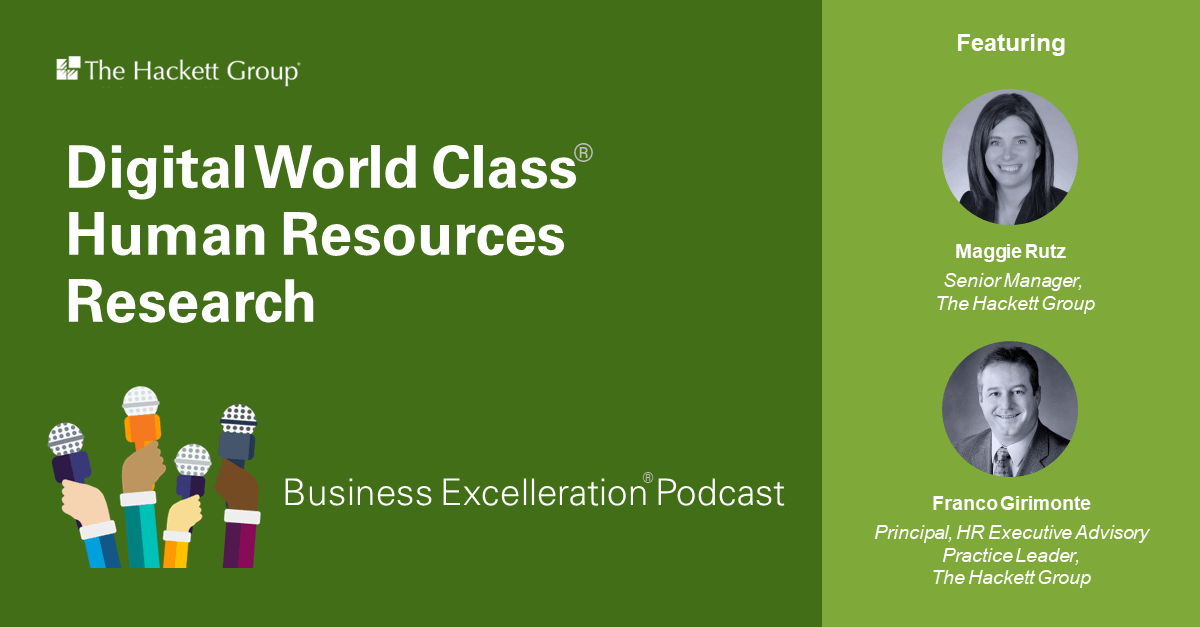 Digital World Class® Human Resources - The Hackett Group