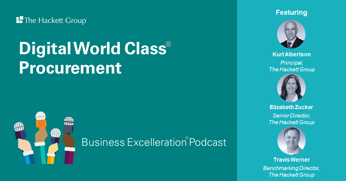 Digital World Class® Procurement - The Hackett Group