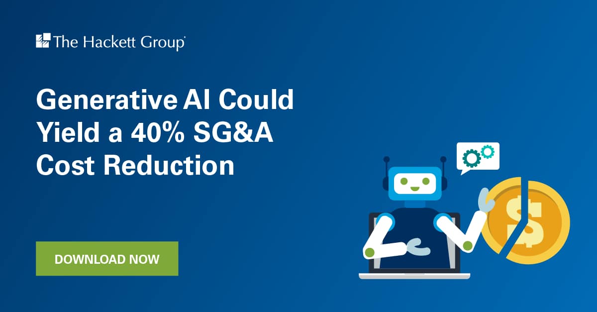 Generative AI Could Reduce SG&A Costs by 40% Over the Next 5-7 years ...