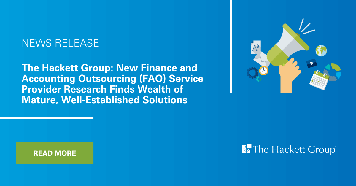 FAO Value Matrix Research - The Hackett Group
