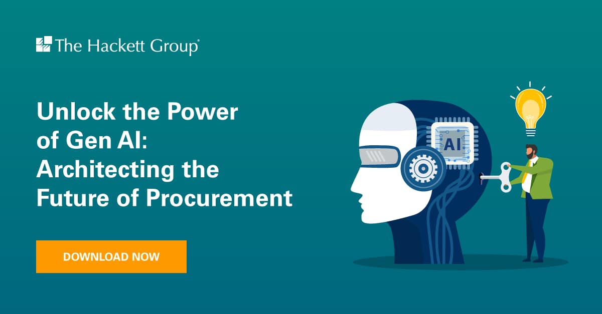 Gen AI: Five Steps Procurement Should Take Now - The Hackett Group®