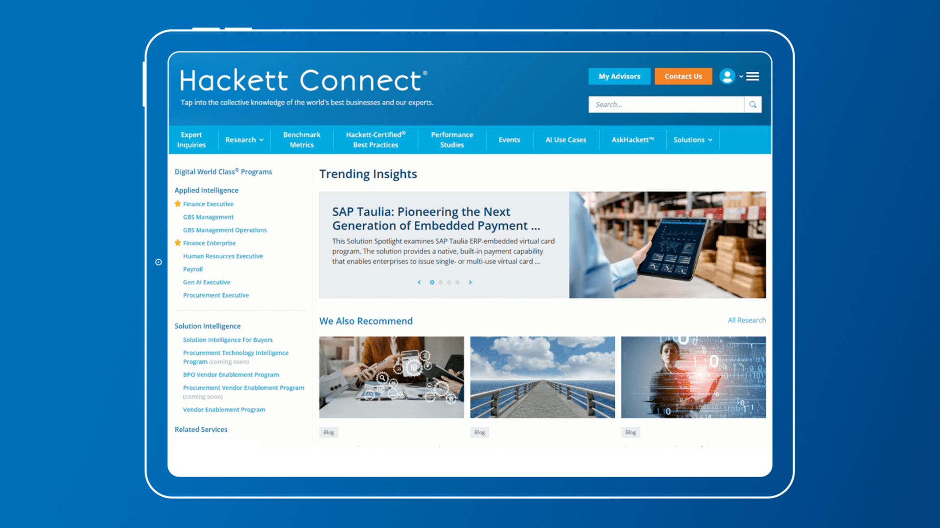 Discover Hackett Connect - The Hackett Group®