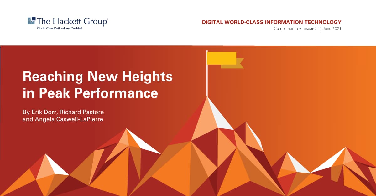 IT Breakthroughs via Digital Tech | The Hackett Group®