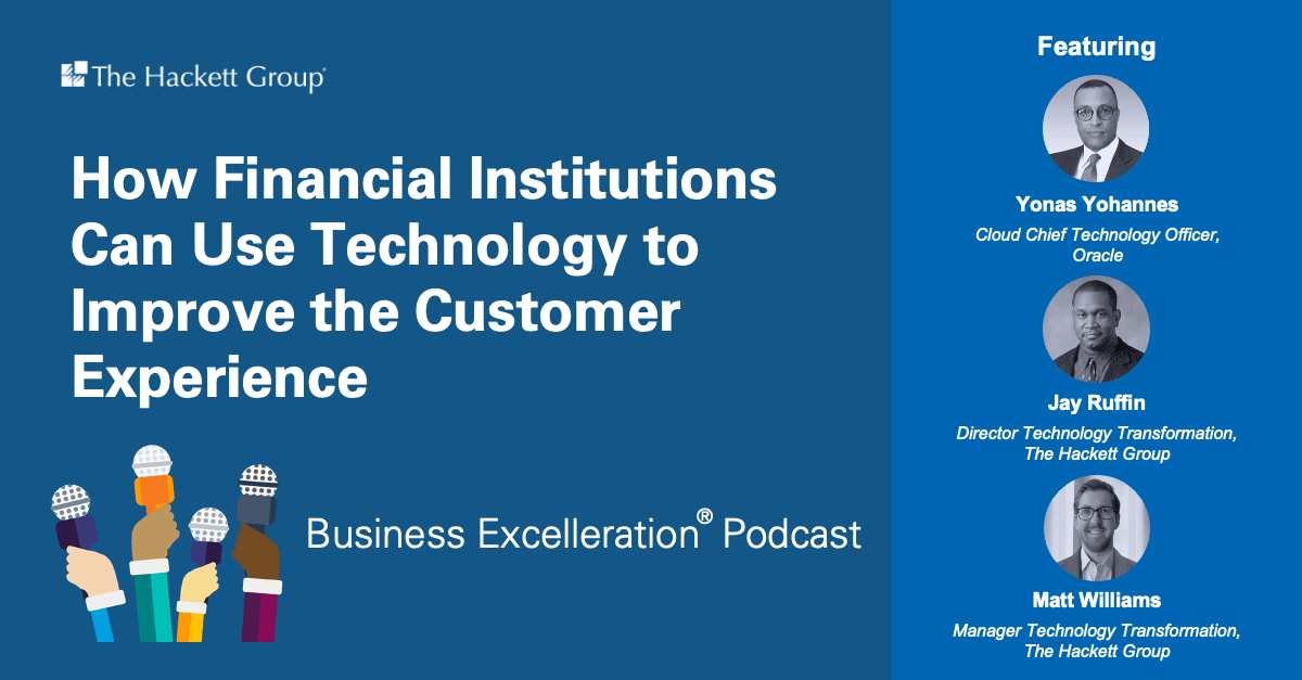 Improve Customer Experience with Tech – The Hackett Group®