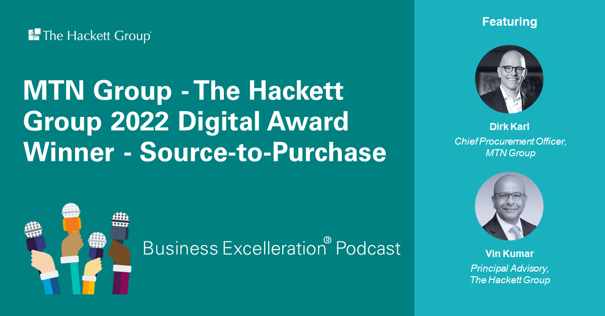 MTN Group Wins 2022 Digital Award | The Hackett Group®