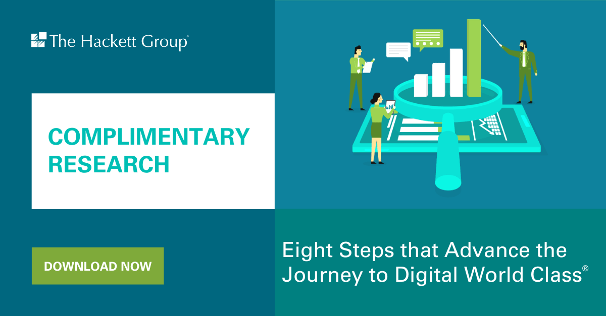 Steps to Achieve Digital World Class® | The Hackett Group®