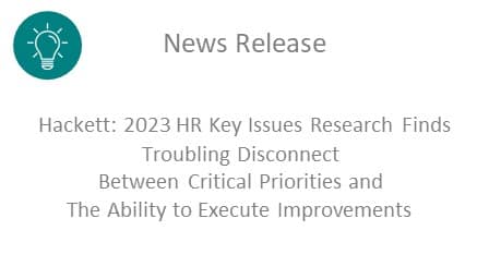 HR Priorities vs Execution Gaps - The Hackett Group®