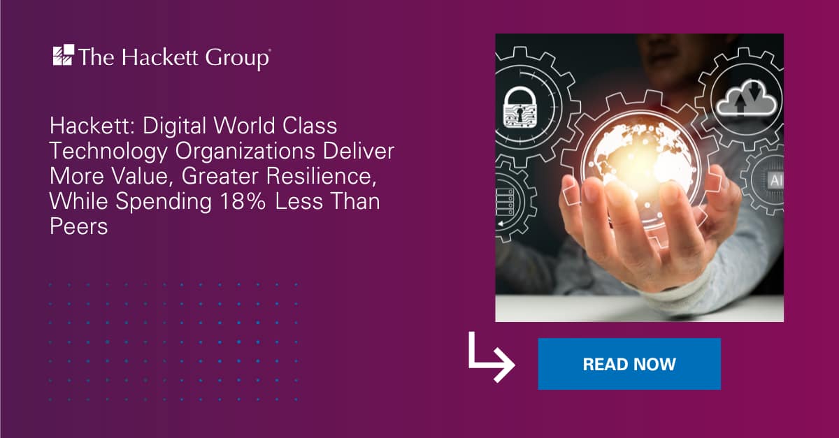 Digital World Class Technology Research - The Hackett Group®