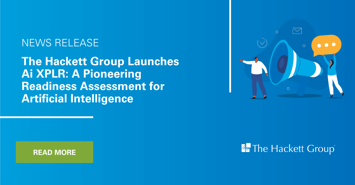AI XPLR Readiness Assessment - The Hackett Group®