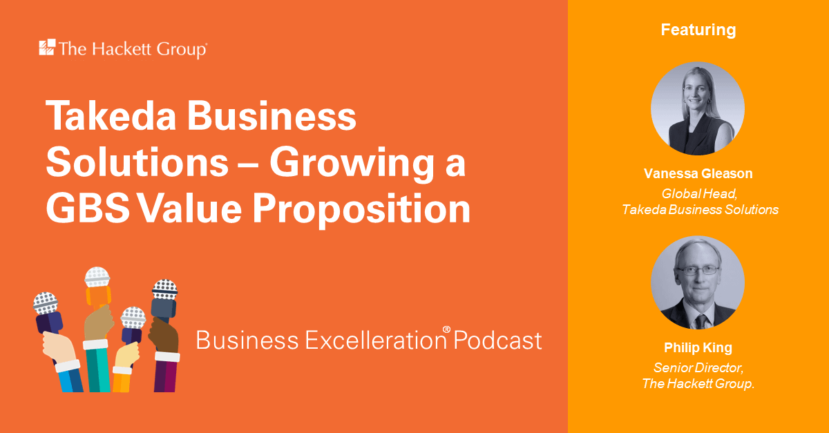 Takeda Business Solutions – Growing a GBS Value Proposition - The ...