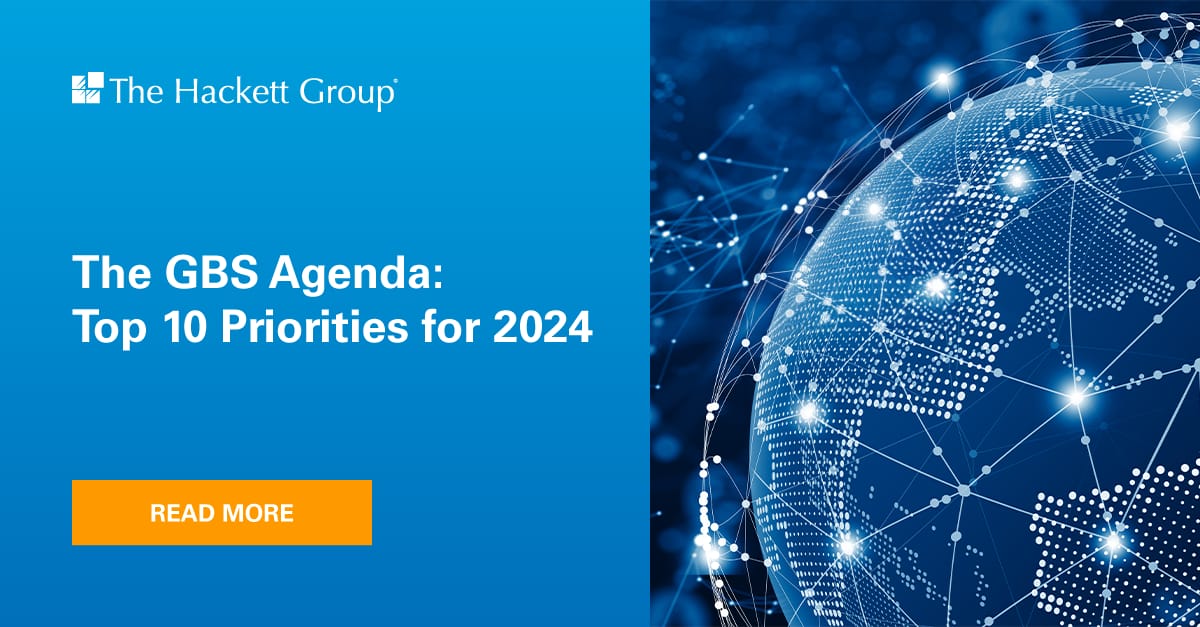 The GBS Agenda: 2024 GBS Key Issues – The Hackett Group®