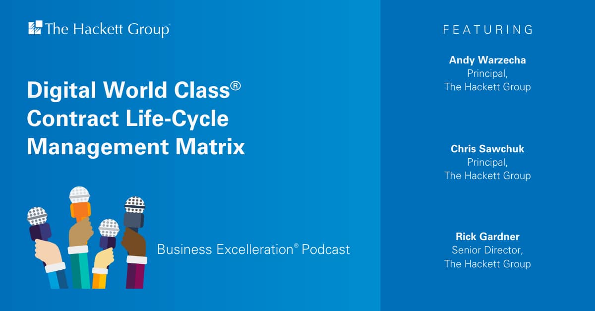 Digital World Class® CLM Matrix: Key Insights & Trends - Gen AI ...