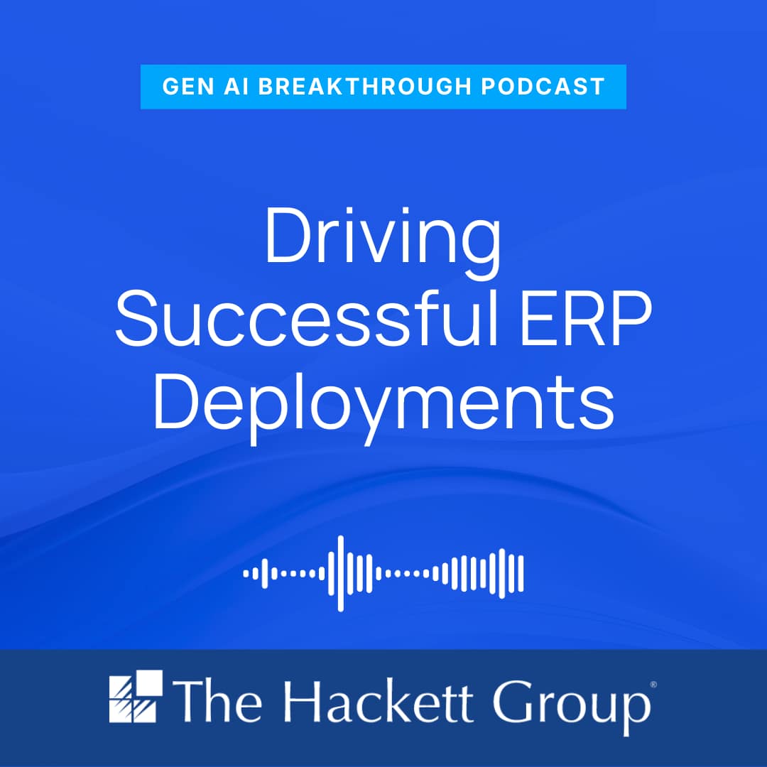 Driving ERP Success with Gen AI - Gen AI Breakthrough Podcast - The ...