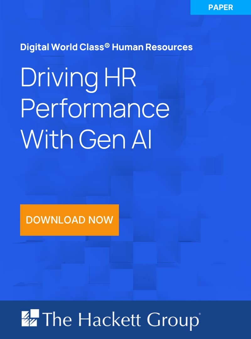 Smarter. Faster. Gen AI-Driven HR. - The Hackett Group®