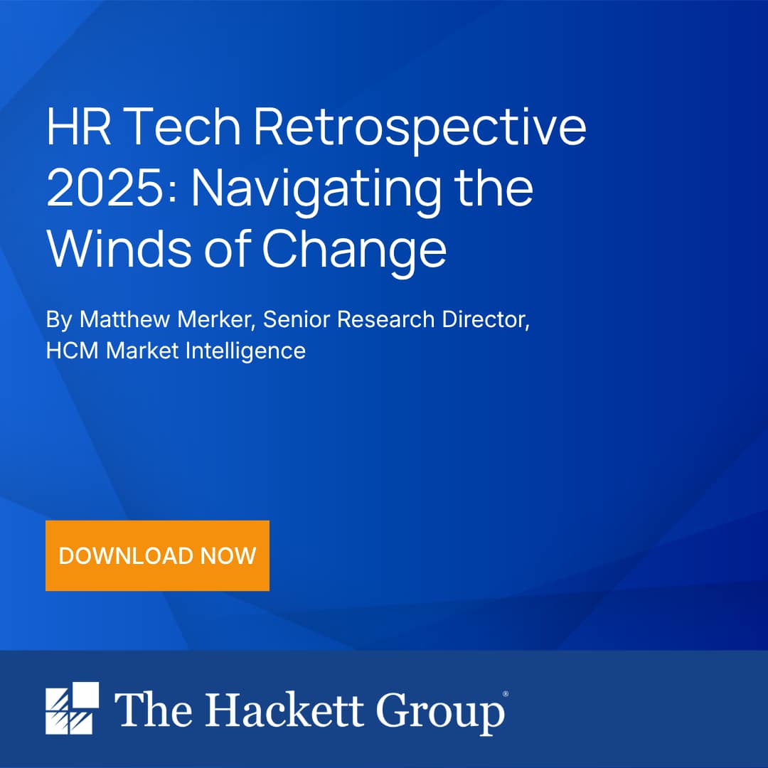 HR Tech 2025: The New Reality of AI in HR - The Hackett Group®