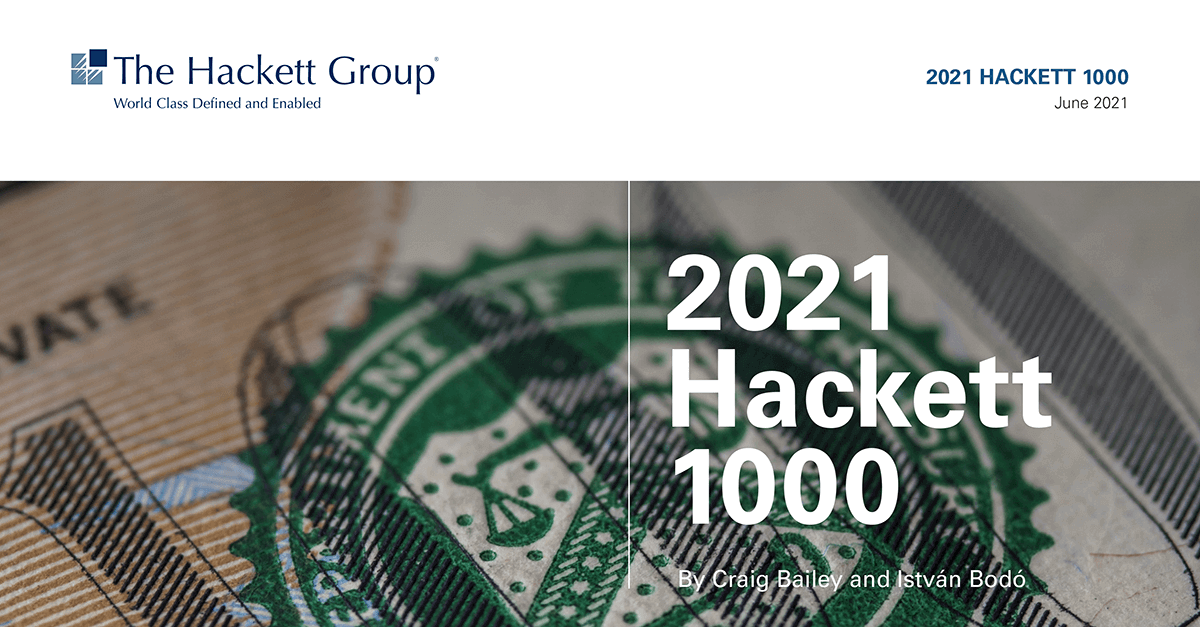 Hackett Survey: Pandemic Drives Significant Changes In Working Capital ...