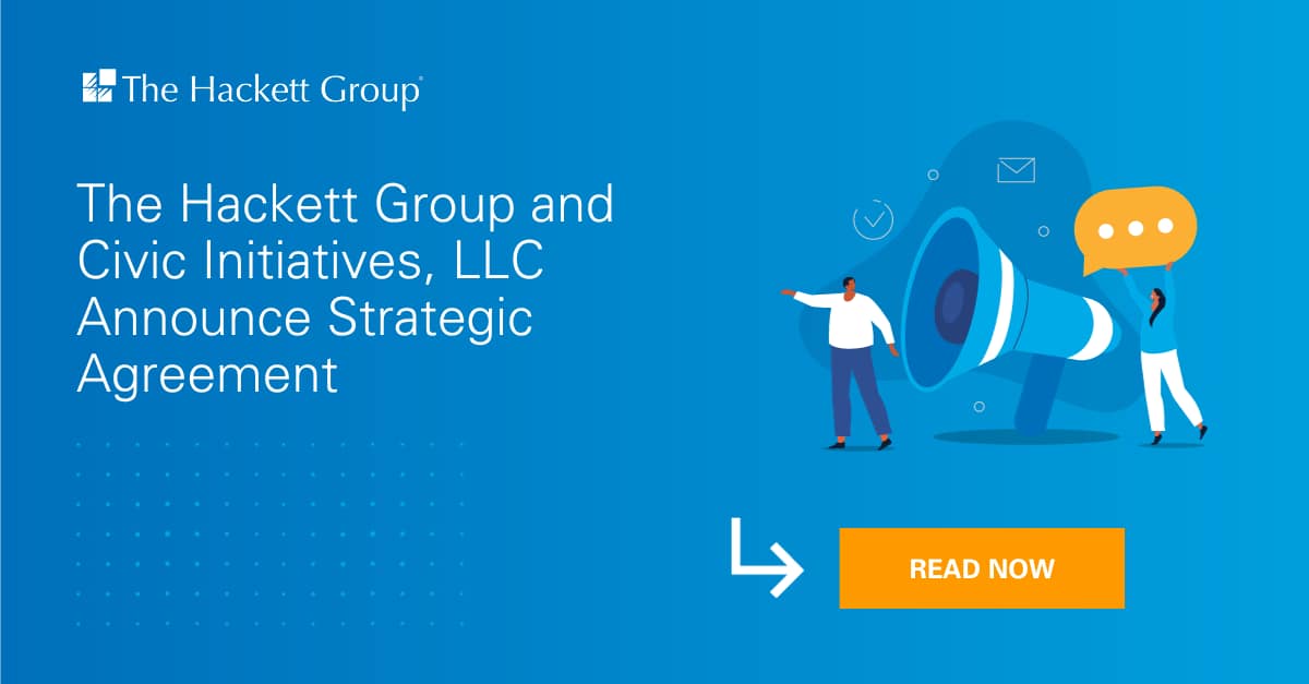 The Hackett Group and Civic Initiatives, LLC Announce Strategic ...