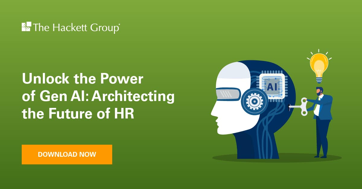 Gen AI: Five Steps HR Should Take Now - The Hackett Group