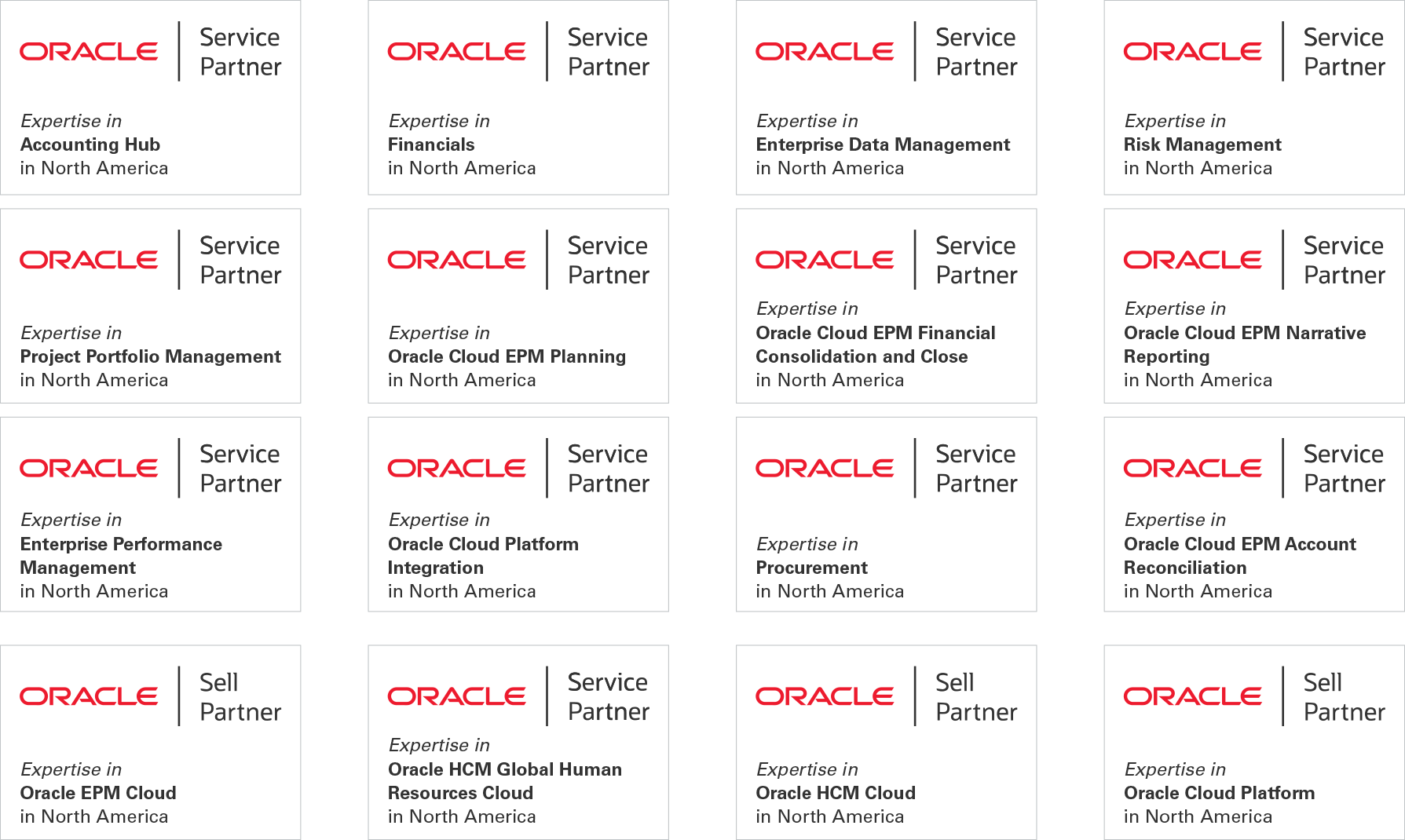 Oracle Platinum Partner Oracle Partner - The Hackett Group
